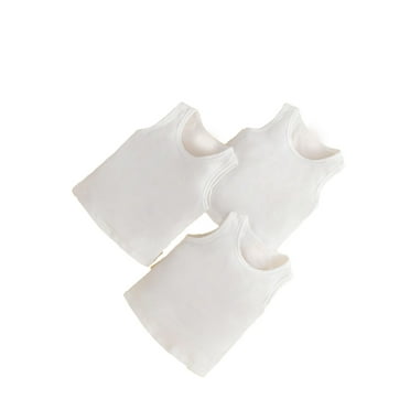 Bambini White Tank Tops, 3pk (Baby Boys or Baby Girls, Unisex ...