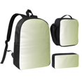 3pcs Casual Daypack 17 Inch Backpack Set Bookbag+Pencil Case+Lunch Bag ...