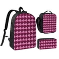 3pcs Casual Daypack 17 Inch Backpack Set Bookbag+Pencil Case+Lunch Bag ...
