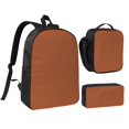 3pcs Casual Daypack 17 Inch Backpack Set Bookbag+Pencil Case+Lunch Bag ...