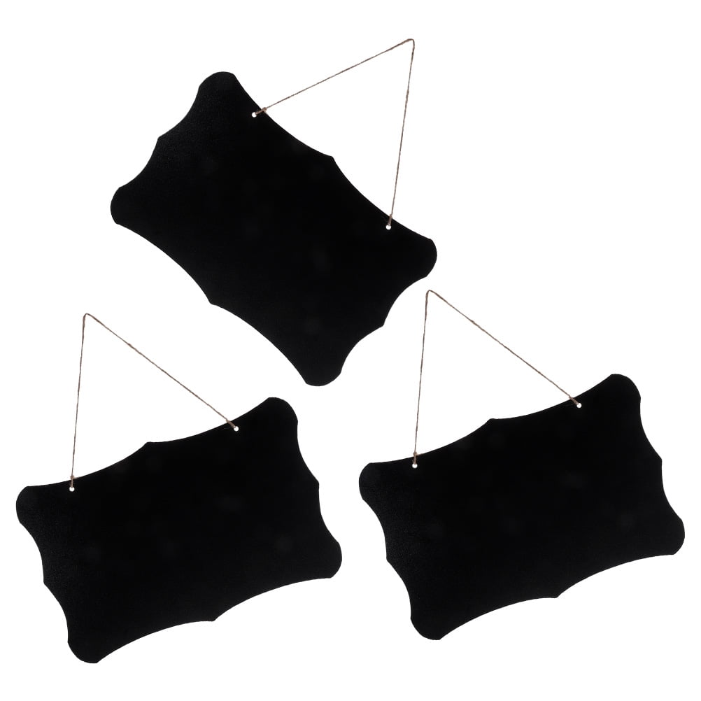 3pcs Chalkboard Sign Double Sided Erasable Message Board With Hanging ...