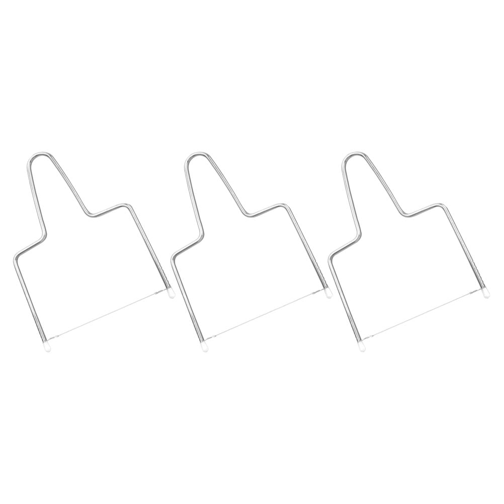3pcs Cheese Slicers with Wire Stainless Steel Cheese Block Shaver ...