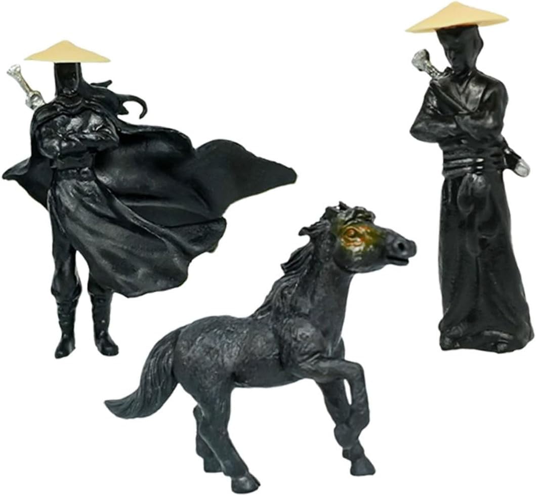 3pcs Chinese Kung Fu, 1.2 Inches Mini Samurai Action Figure, Chinese ...