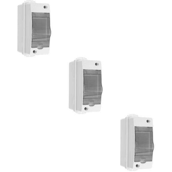 3pcs Circuit Breaker Distribution Box Plastic Circuit Distribution Box ...