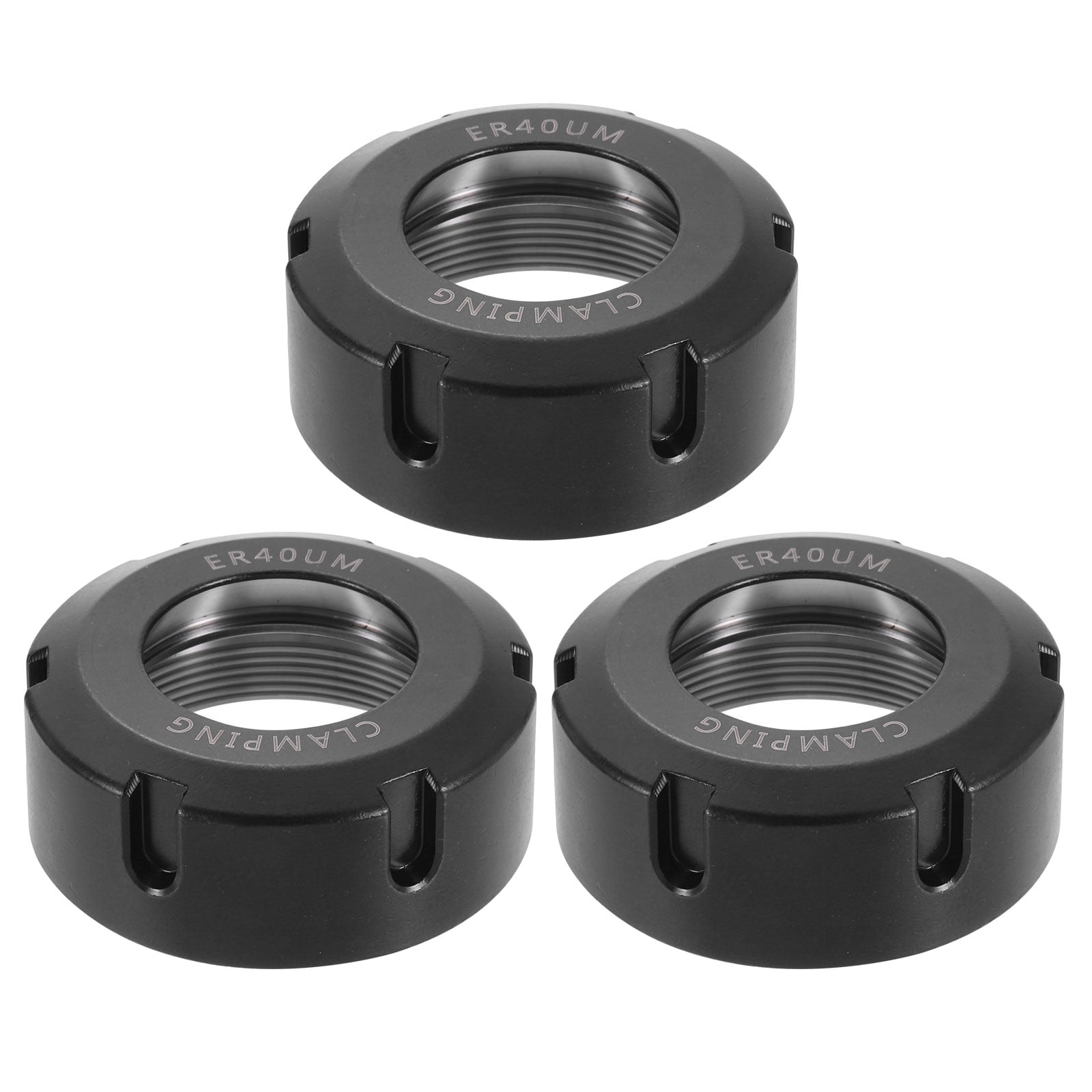 3pcs Clamping ER40UM Collet Clamping Nuts for CNC Milling Chuck Holder ...