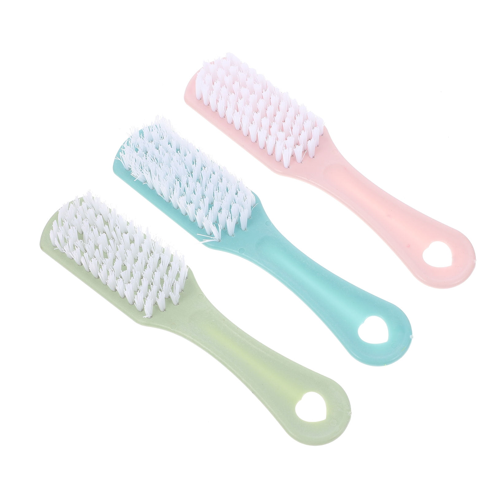 3pcs Clean Brush PP Bristles Wash Clothes Shoes Brush Home Laundry ...