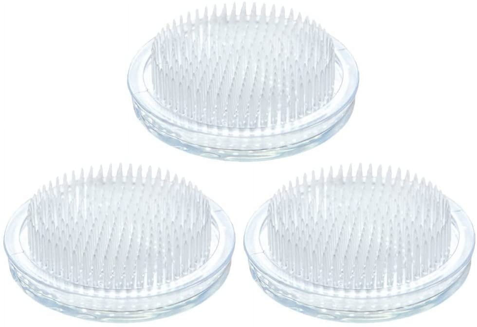 3pcs Clear Flower Frog Japanese Ikebana Round Flower Holder Floral Arranger Fixed Tools Flower ...