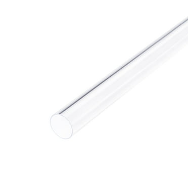 POWERTEC Clear PVC Pipe 2-1/2" x 36" Long, Rigid Plastic Tubing for ...