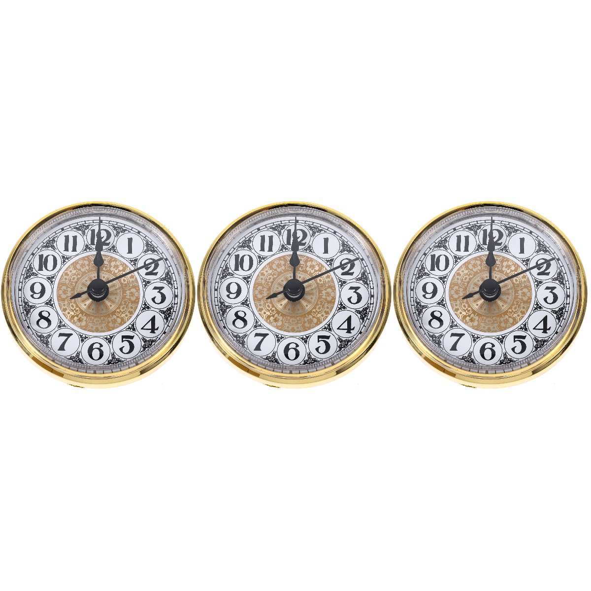 3pcs Clock Insert Clock Face Clock Making Kit Clock Part Numerals Clock ...