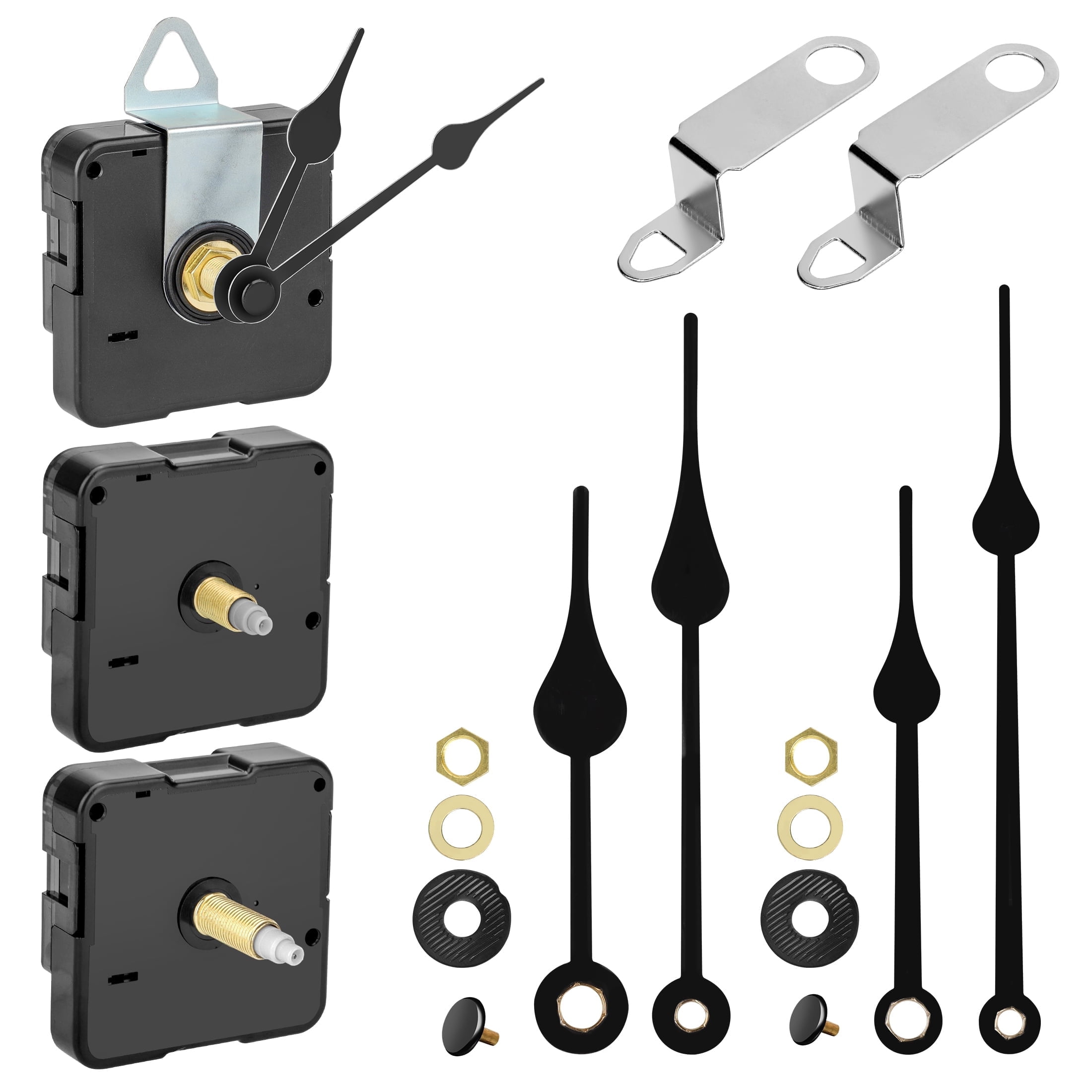 3pcs Clock Mechanism Replacement Kit, EEEkit Quartz DIY Wall Clock Part ...