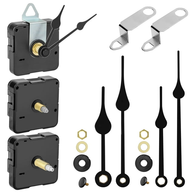 3pcs Clock Mechanism Replacement Kit, EEEkit Quartz DIY Wall Clock Part ...