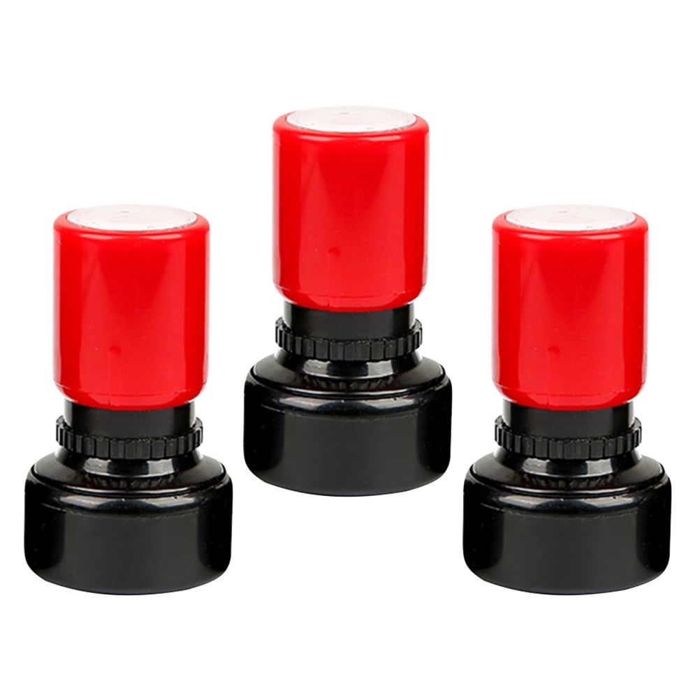 WASHWEPE Teacher Stamp Clock Stamp Multi 3Pcs - Walmart.com