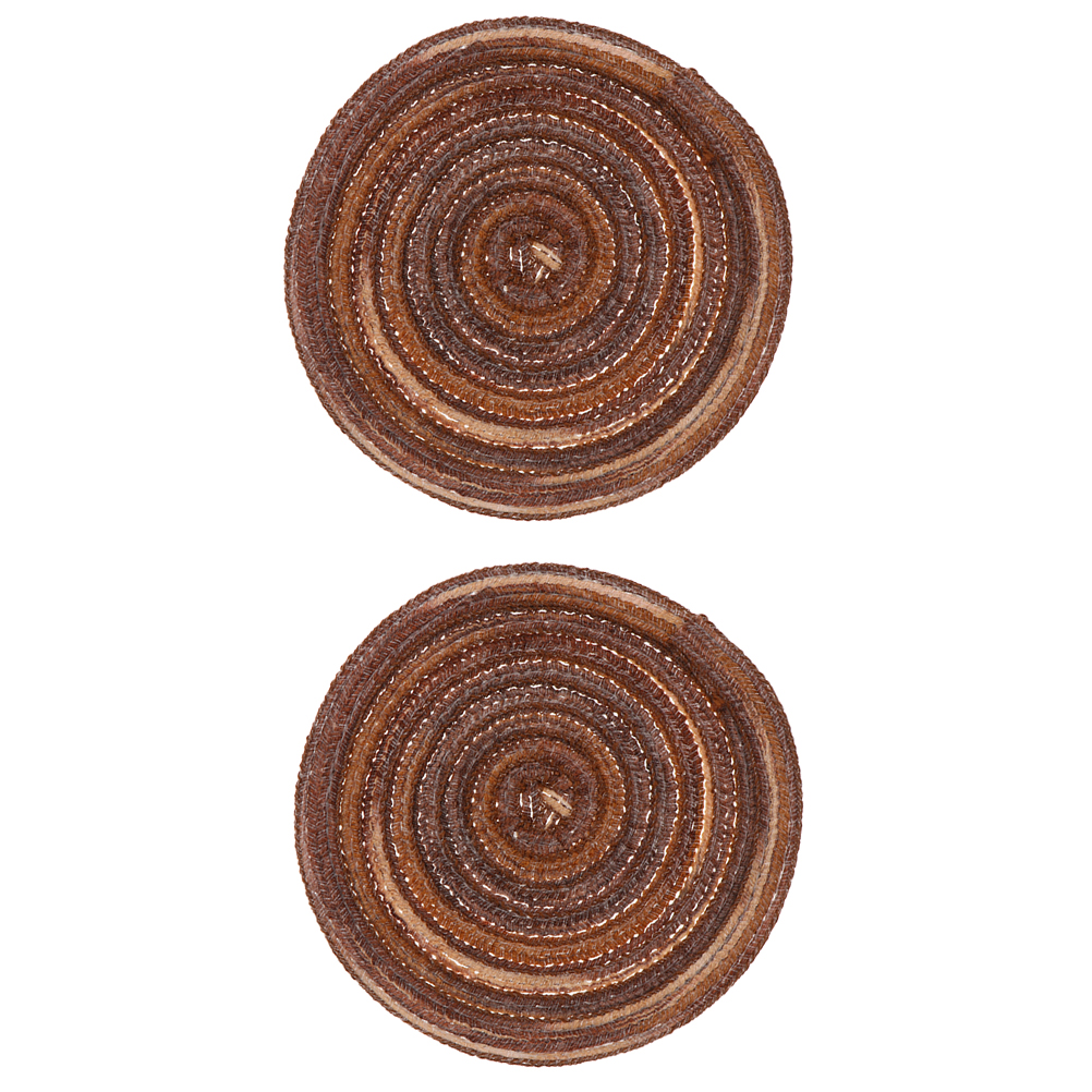 3pcs Coasters for Absorbent Cotton Woven Coasters Heat- Resistant ...