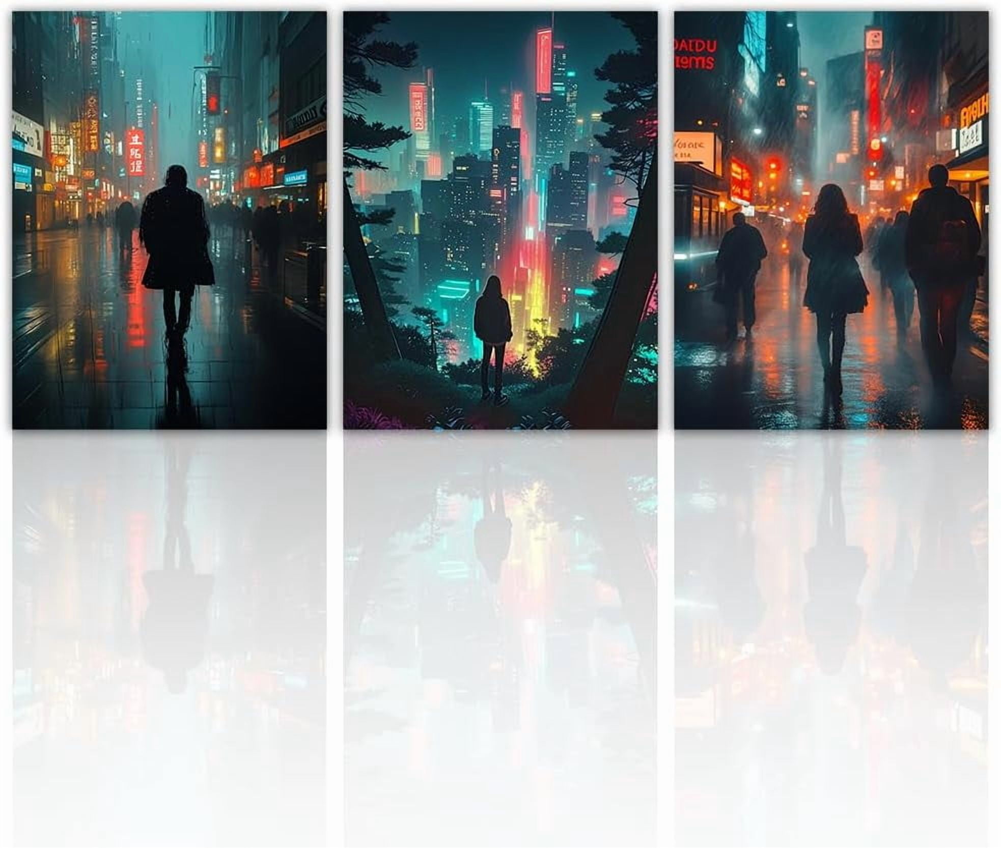 3pcs Colorful Wildflower Wall Art Watercolor Floral Pictures Abstract ...