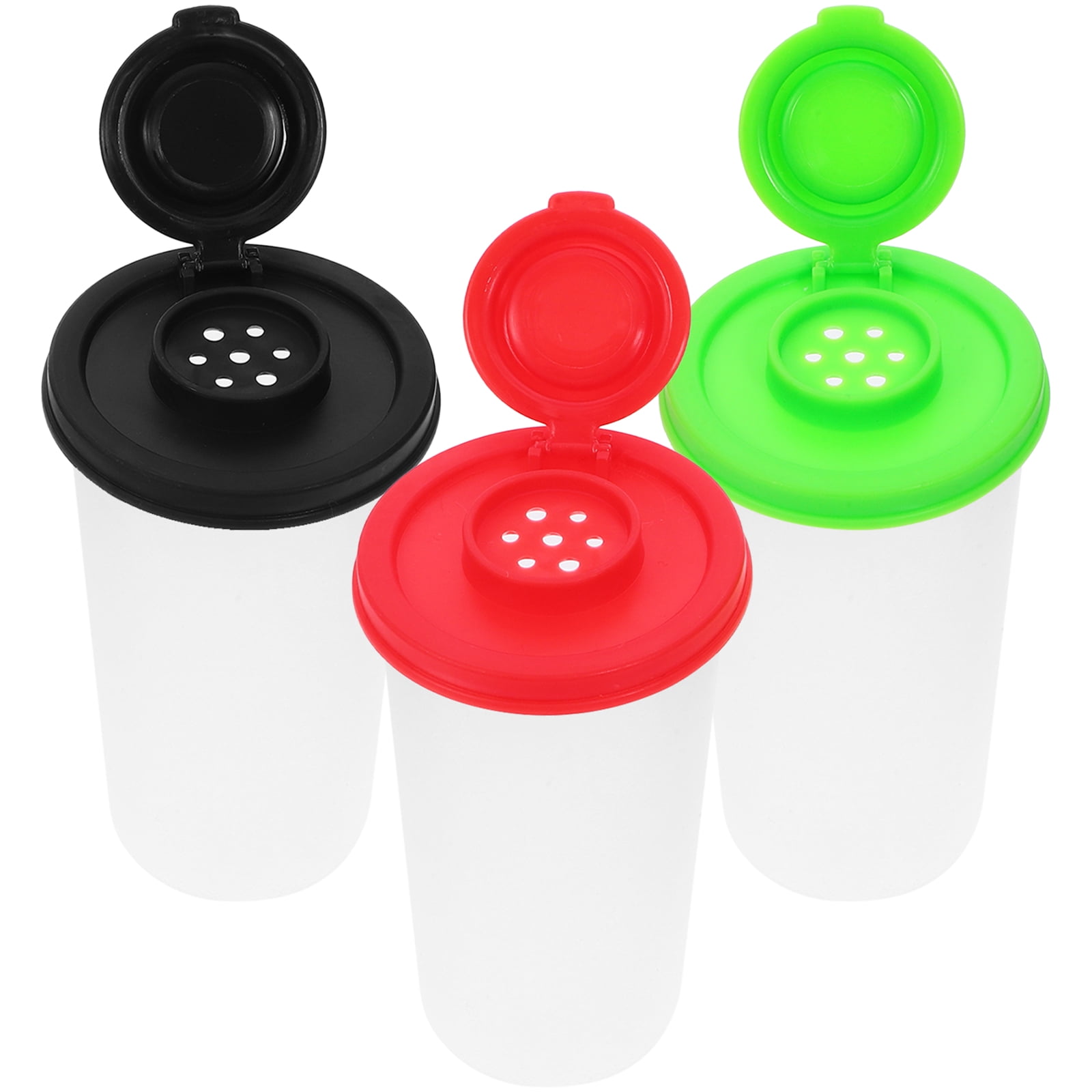 3pcs Condiment Bottles Salt And Pepper Shakers Seasoning Container ...