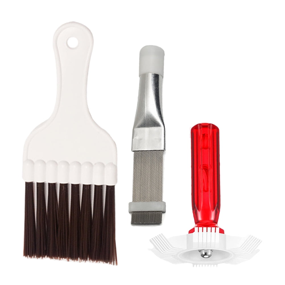 3pcs Conditioner Condenser Fin Brushes Cleaning Brush Portable ...