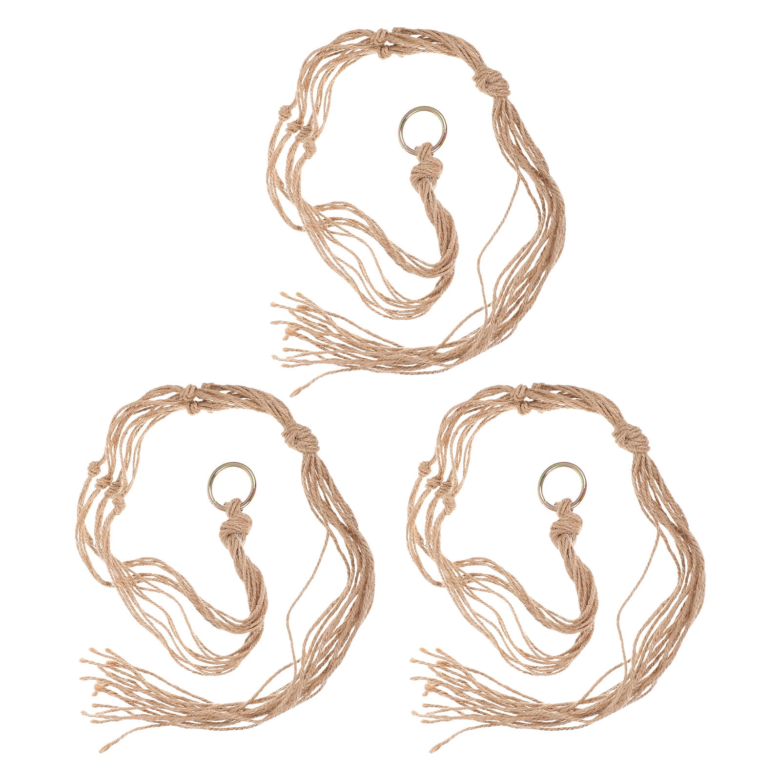 3pcs Cotton Rope Flower Plant Pot Hanging Nets Plant Hanger Flower Pot ...