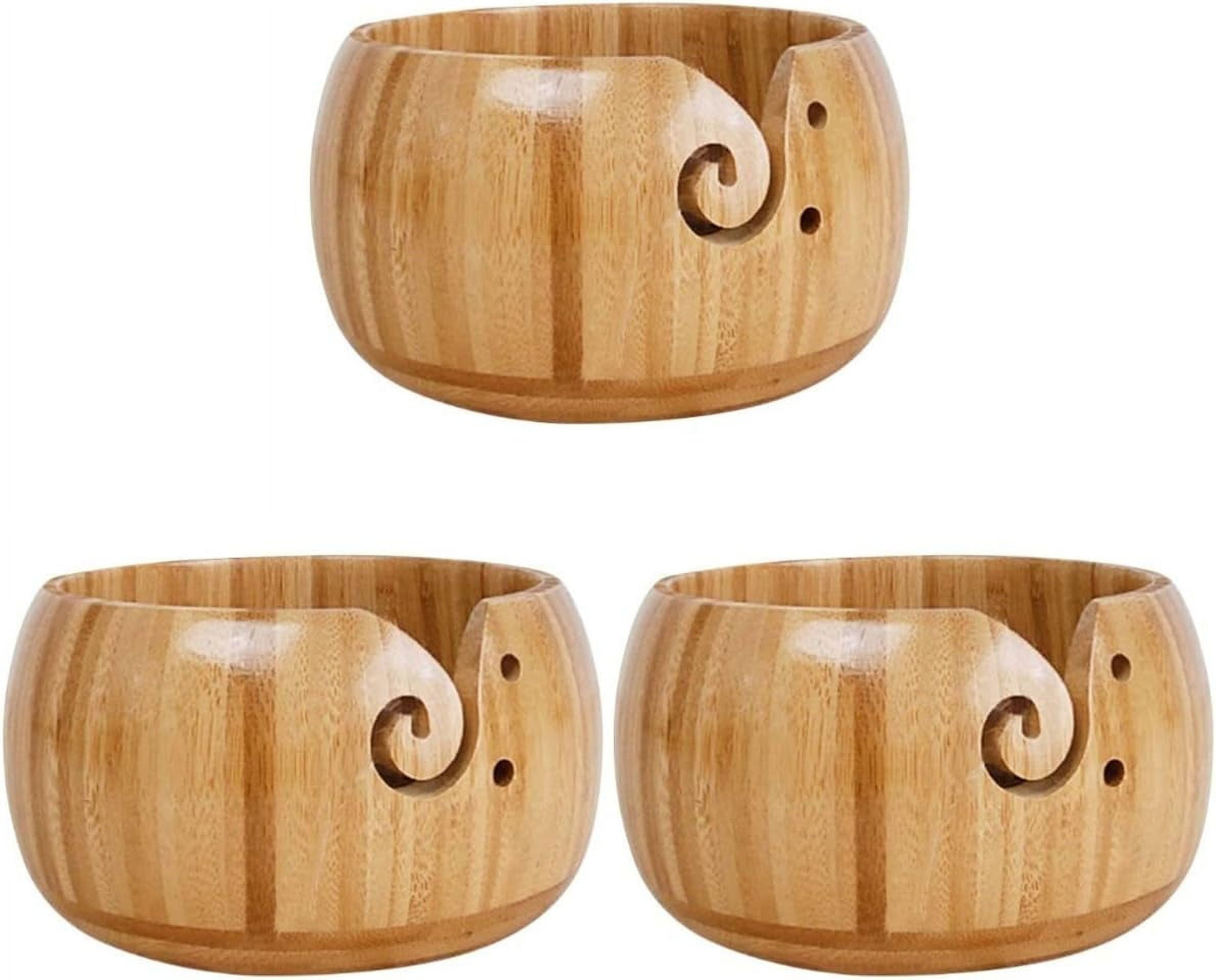 3pcs Crochet Hook Crotchet Yarn Storage Wool Yarn Holder Bowl Crochet ...