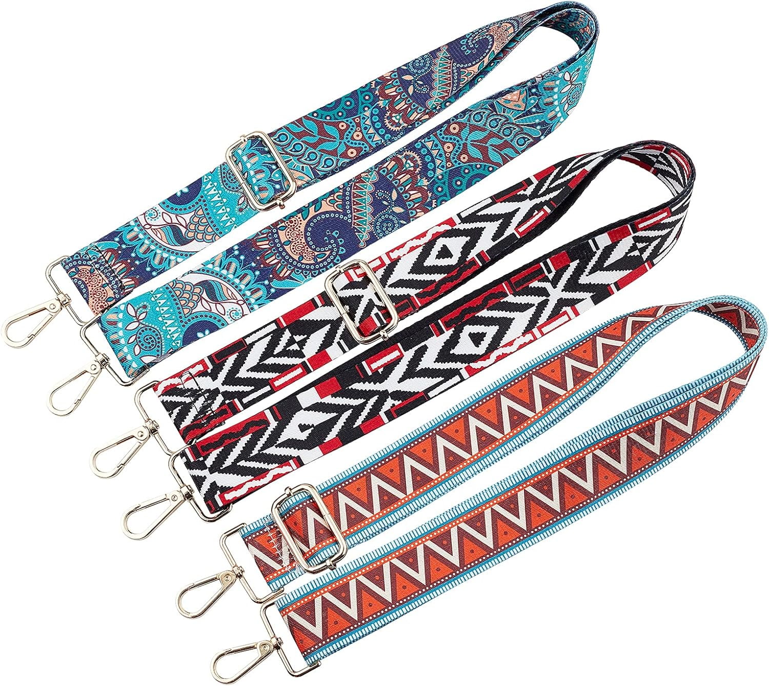 3pcs Crossbody Adjustable Straps for Purses Handbags Camera Guitar ...