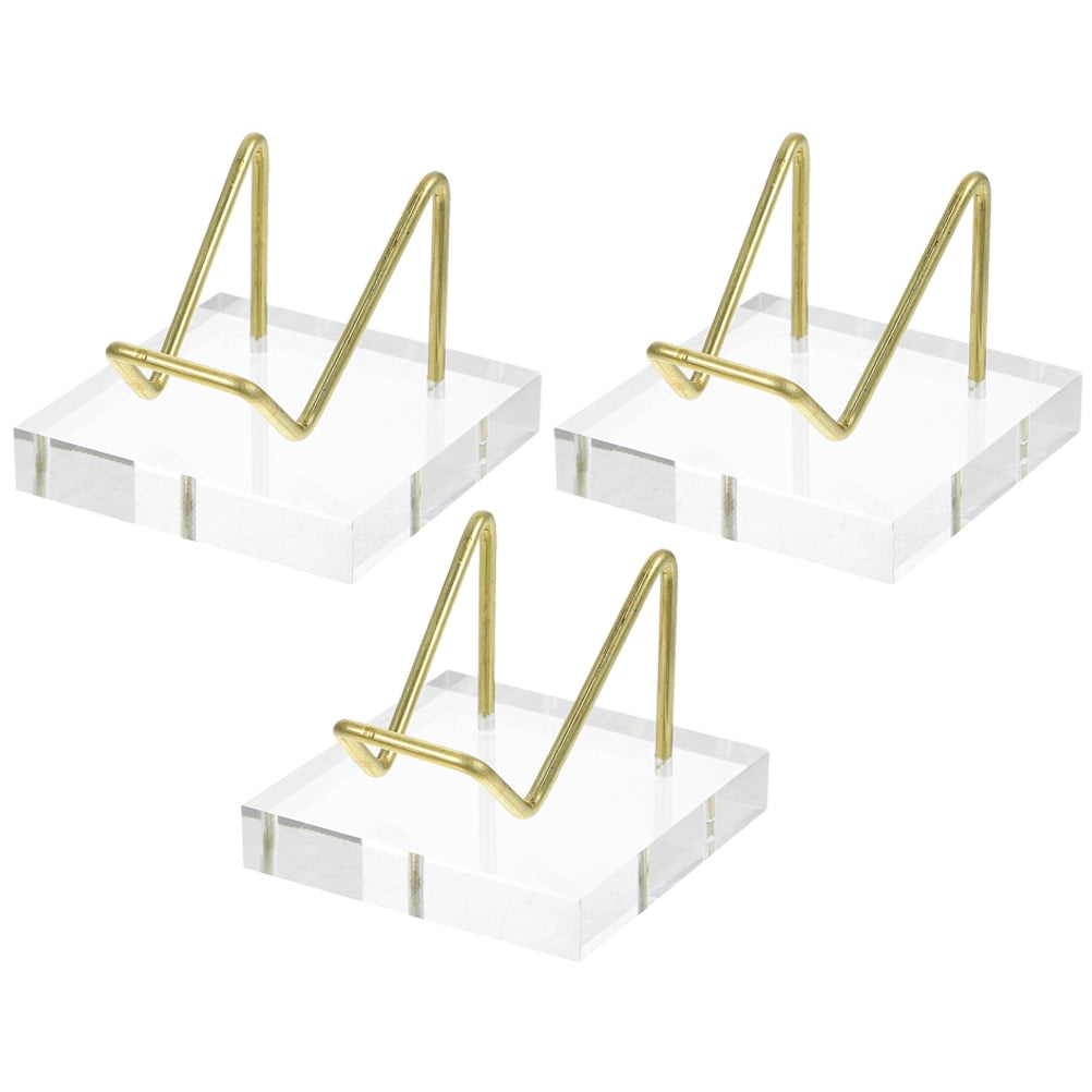 3pcs Crystal Mineral Stones Display Stand Gemstone Display Holder ...