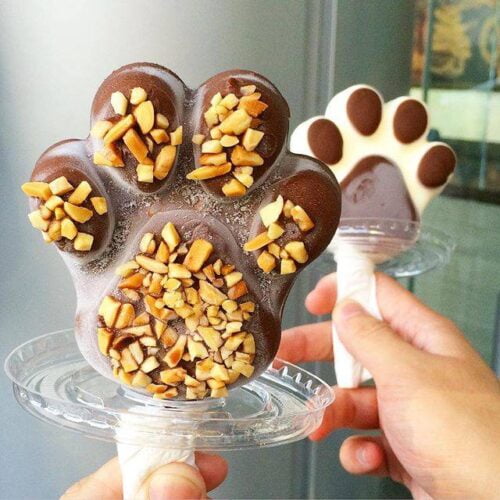 3pcs DIY Paw Popsicle Moulds with 50 Popsicle Sticks, Popsicle Moulds ...