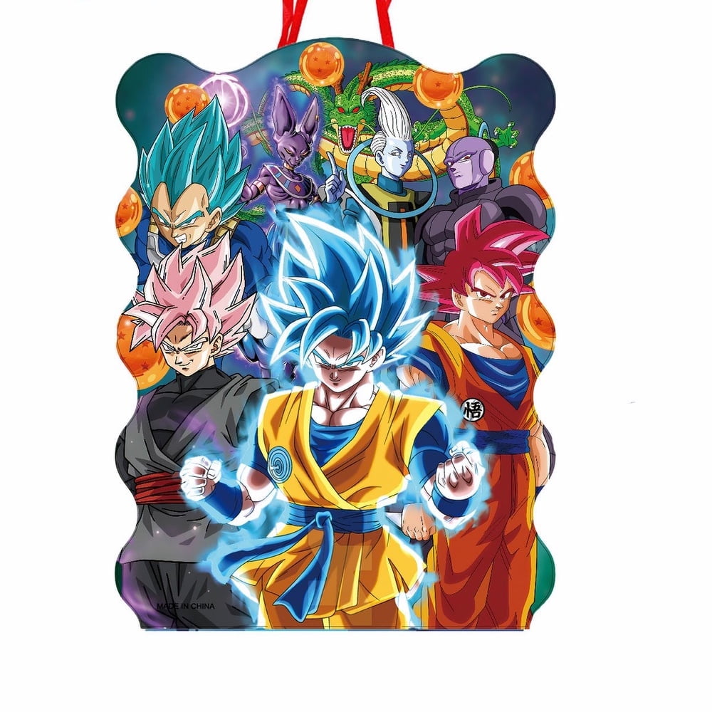 3pcs DRAGON BALL Anime Pull String Piñata - Candy Filled Safe Birthday ...