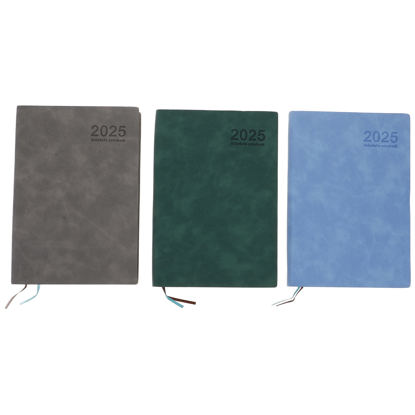 3pcs Daily Planner 2025 Notebook Dated Academic Calendar Notebook with ...