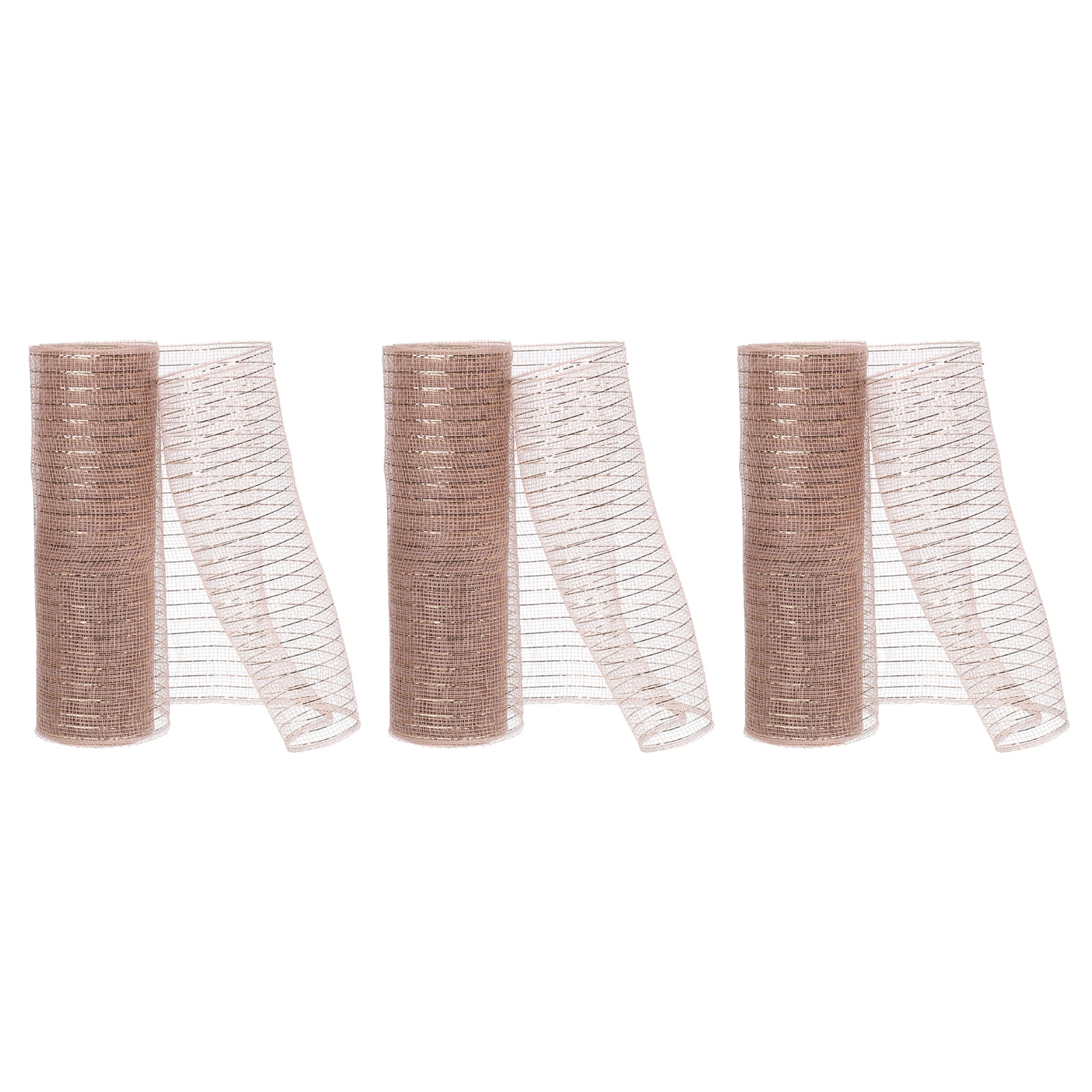 3pcs Decorative Mesh, 10 Inch x 10 Yard Decorative Mesh Ribbon Roll ...