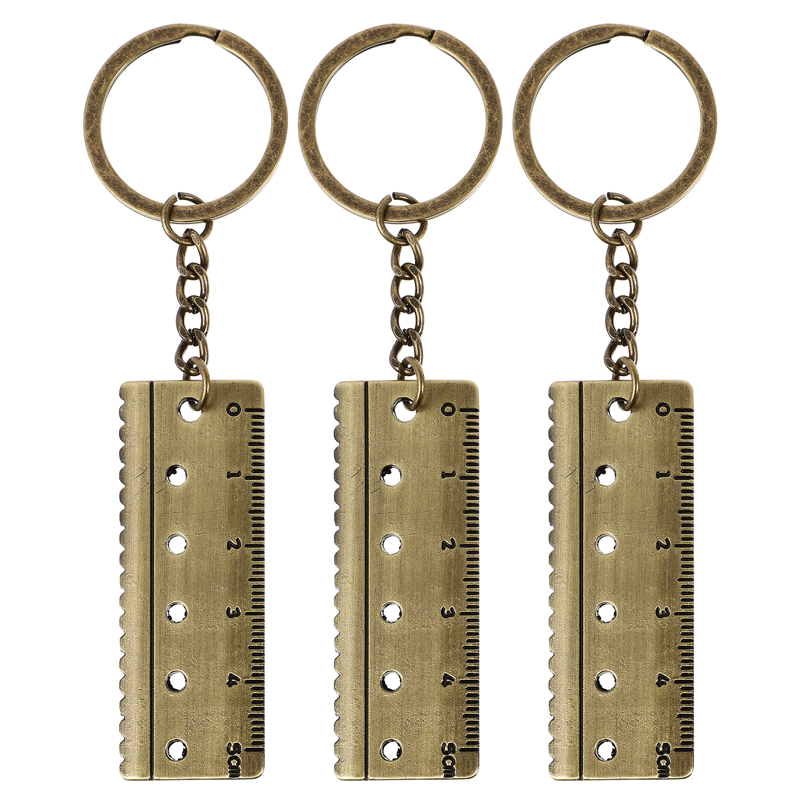 Caliper Shaped Decorative Key Rings for Bags with Zinc Alloy Material ...