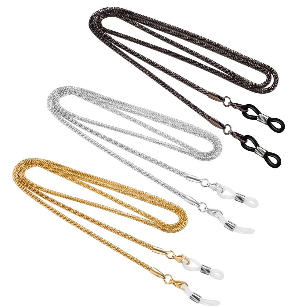 3pcs Delicate Glasses Chain Hanging Neck Spectacles Chain Eyeglasses ...