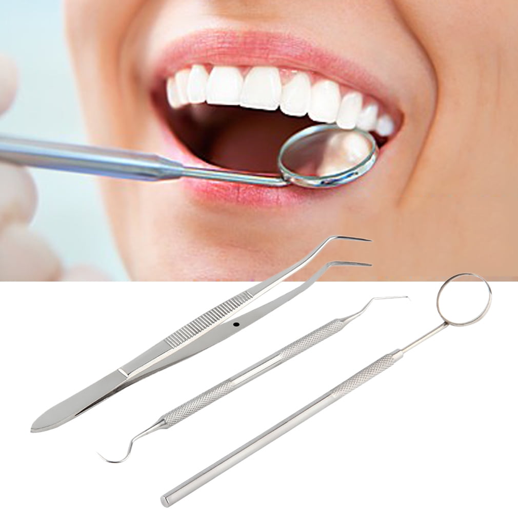 3pcs Dental Examination Kit Probe Set Hygiene Examination Cleaning ...