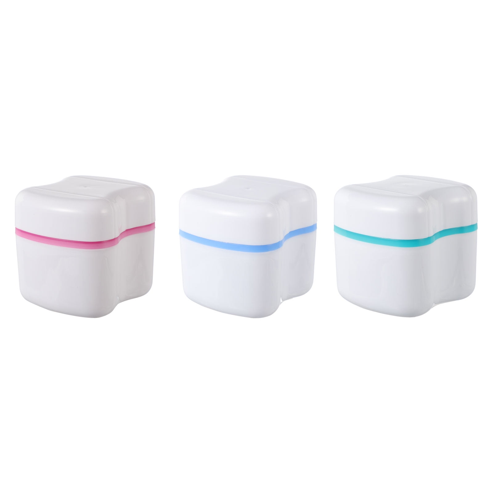 3pcs Denture Box for Bath Case Dental False Teeth Storage Boxes ...