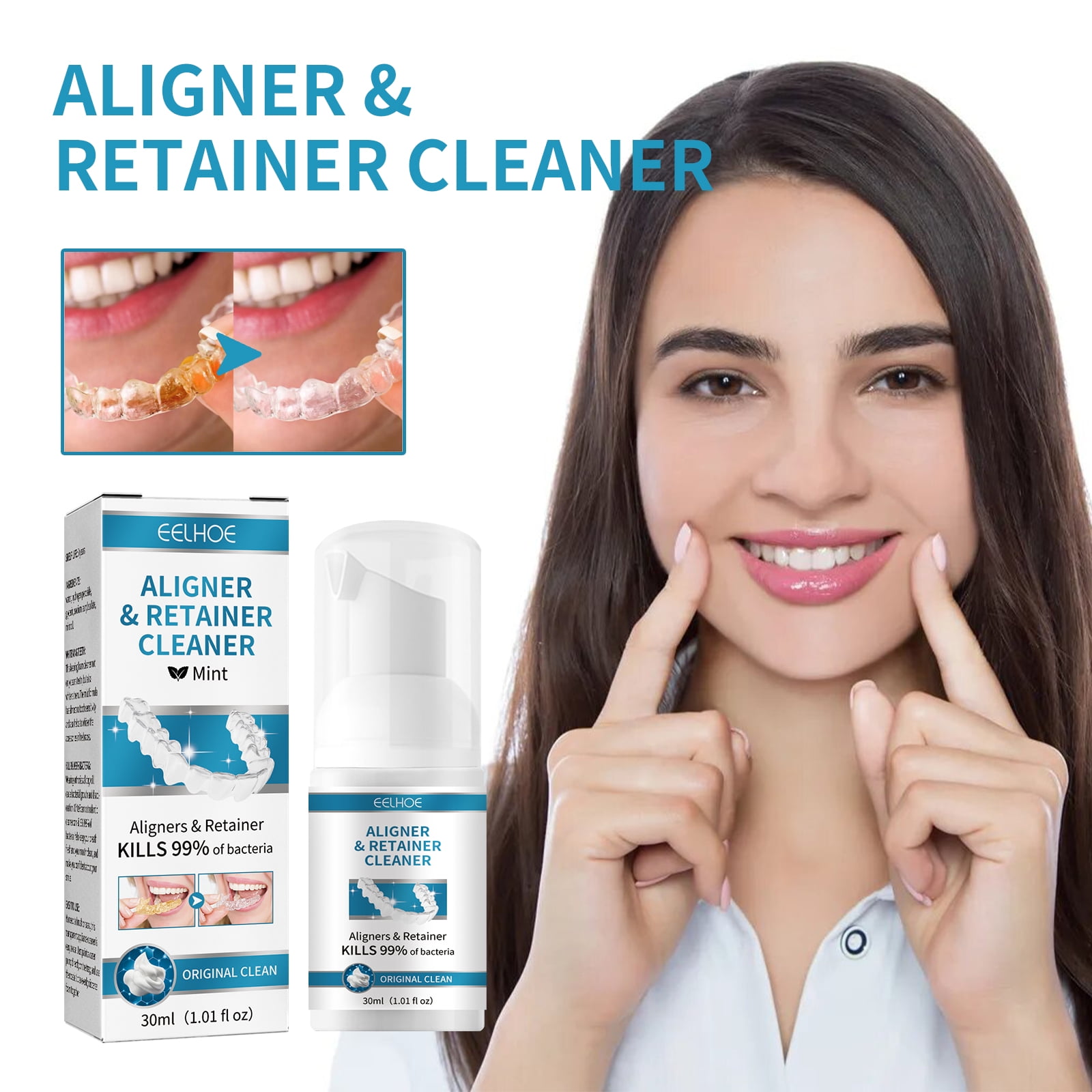 3pcs Denture Cleaner, Oral Cleaning Care Fresh Breath White Dentures ... 3pcs Denture Cleaner, Oral Cleaning Care Fresh Breath White Dentures ...
