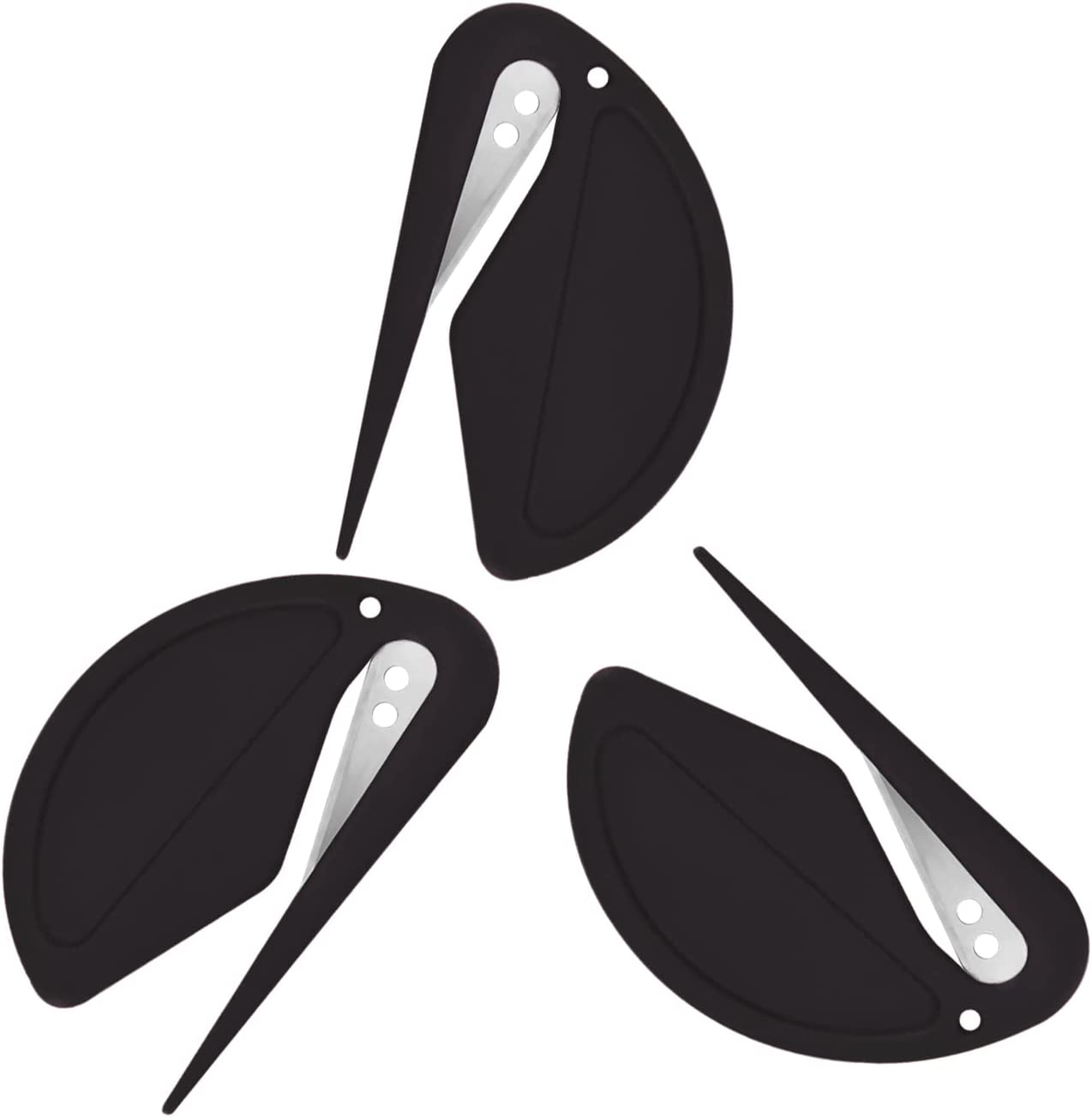 3pcs Desk Letter Openers, Plastic Envelope Opener Slitter Secure and ...