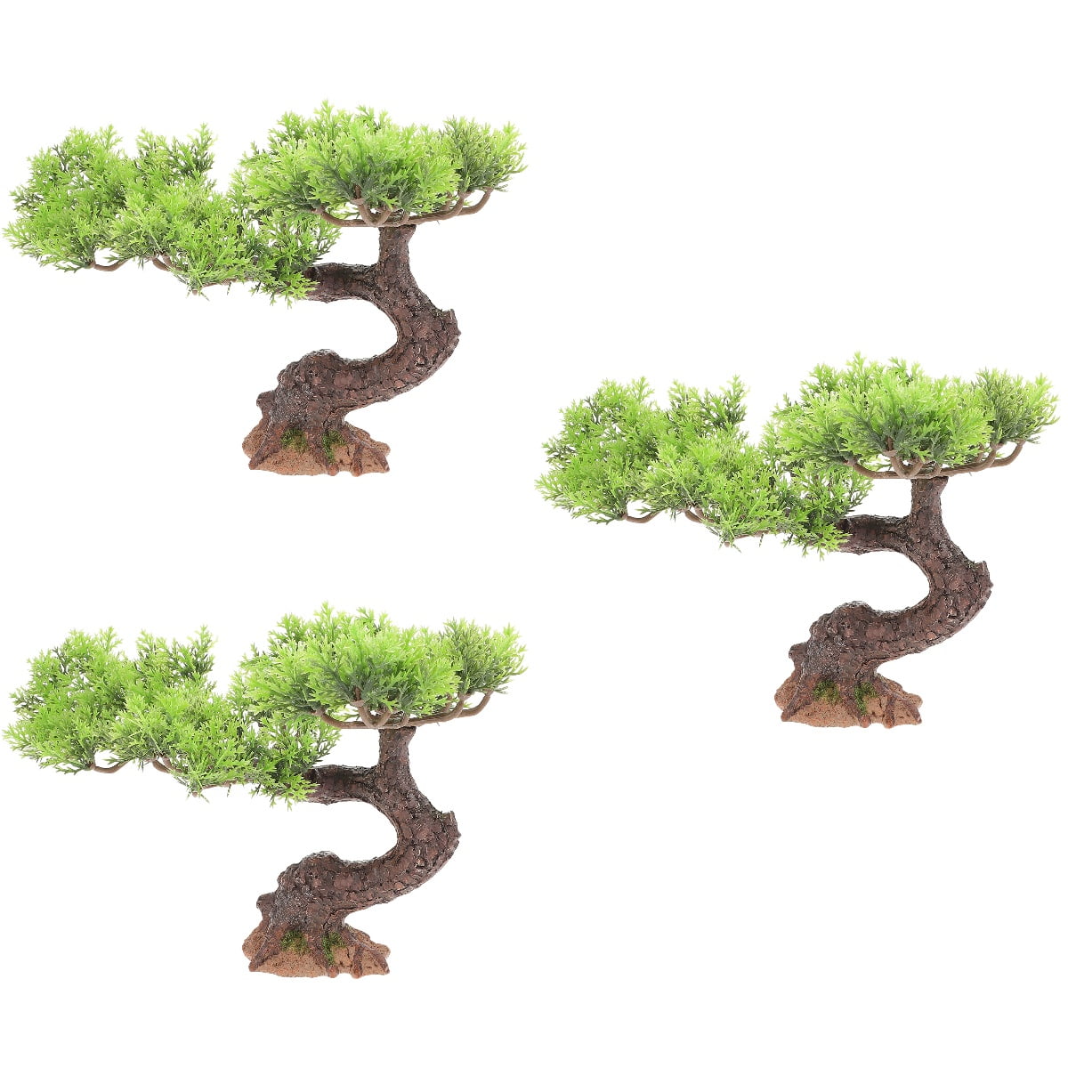 KAKOWELY Artificial Small Tree Realistic Tree Garden Sandbox present ...