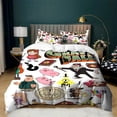 3pcs Digital Duvet Cover Set Cartoon Soft Bedding Set for All Season ...