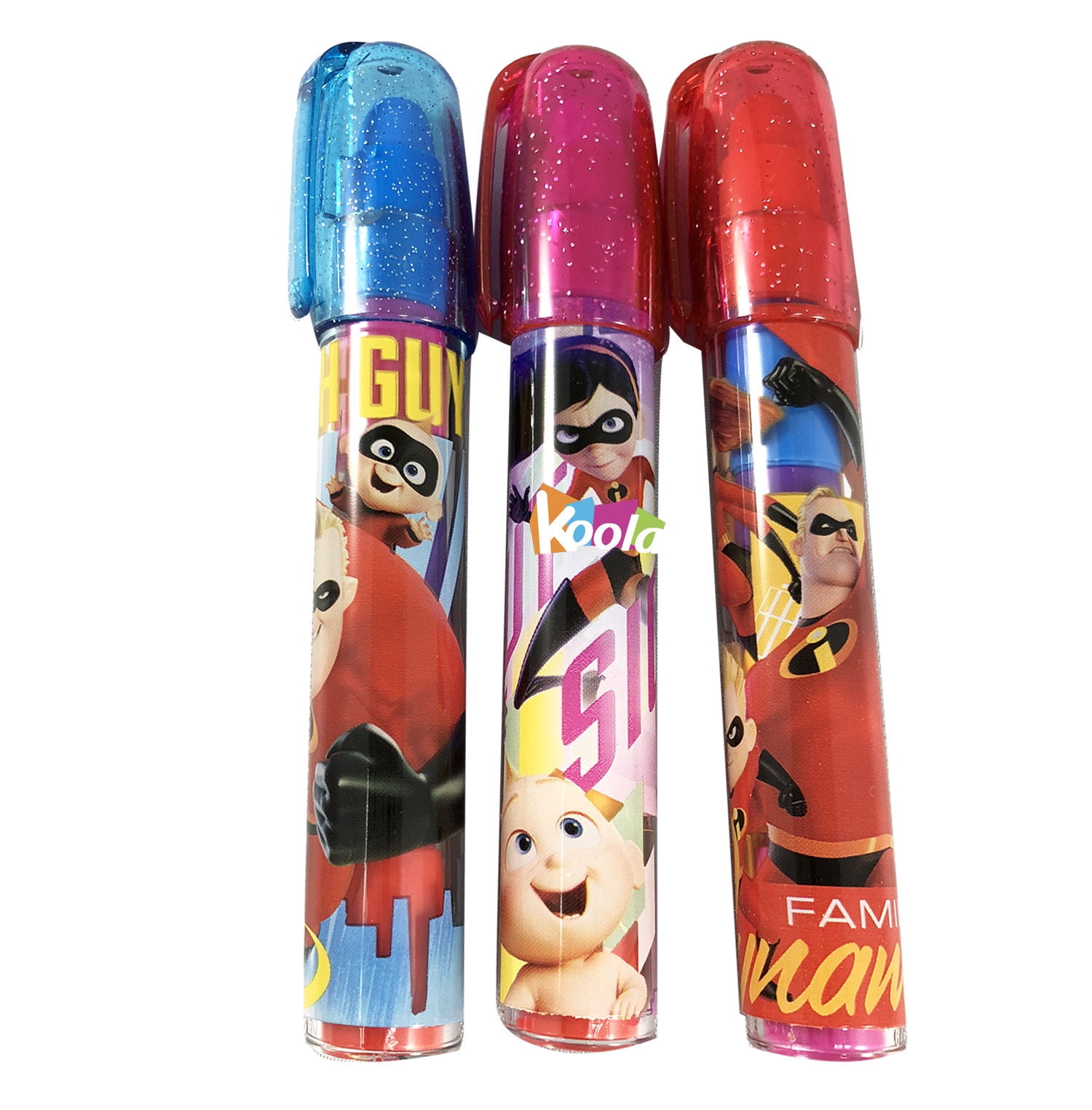 3pcs Disney Incredibles 2 Pop Up Eraser 3 Assorted Design Party Favors ...