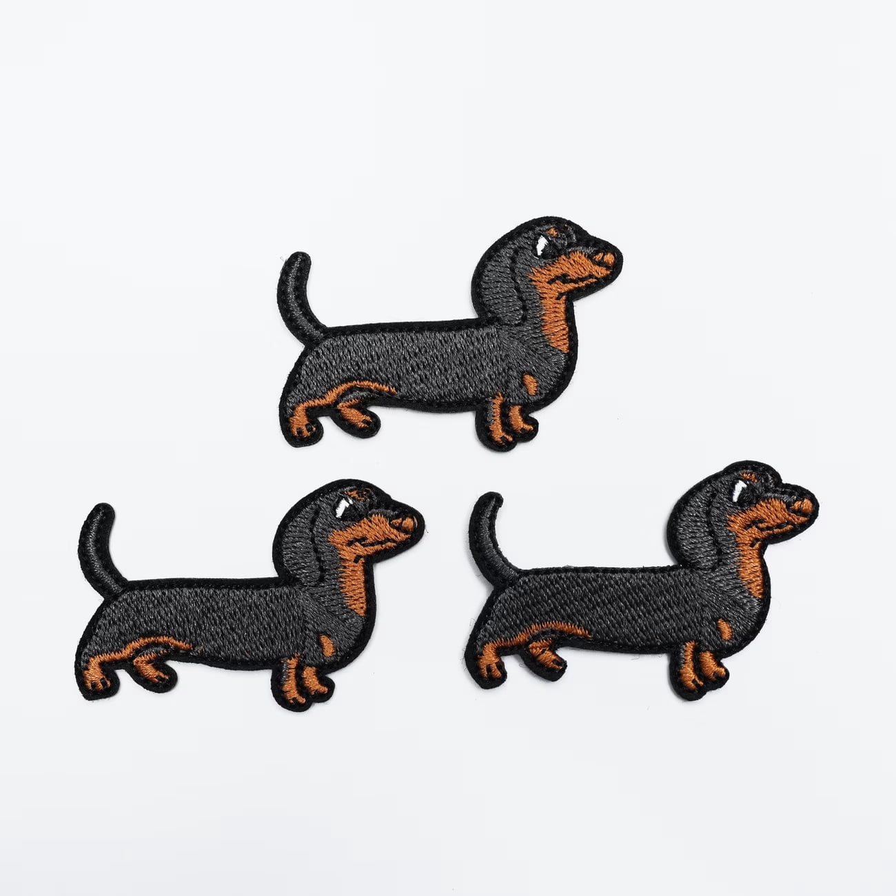3pcs Dog Embroidery Hot Melt Glue Patches for Clothing, Hats, Shoes ...