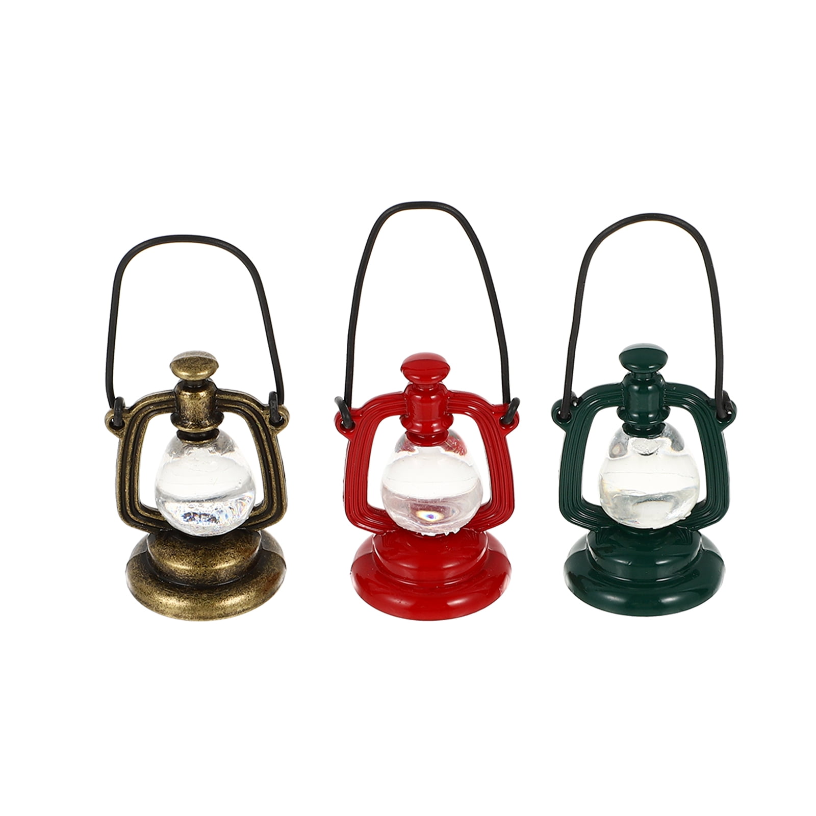 3pcs Dollhouse Miniature Lanterns Kerosene Lamps Doll House Kerosene ...