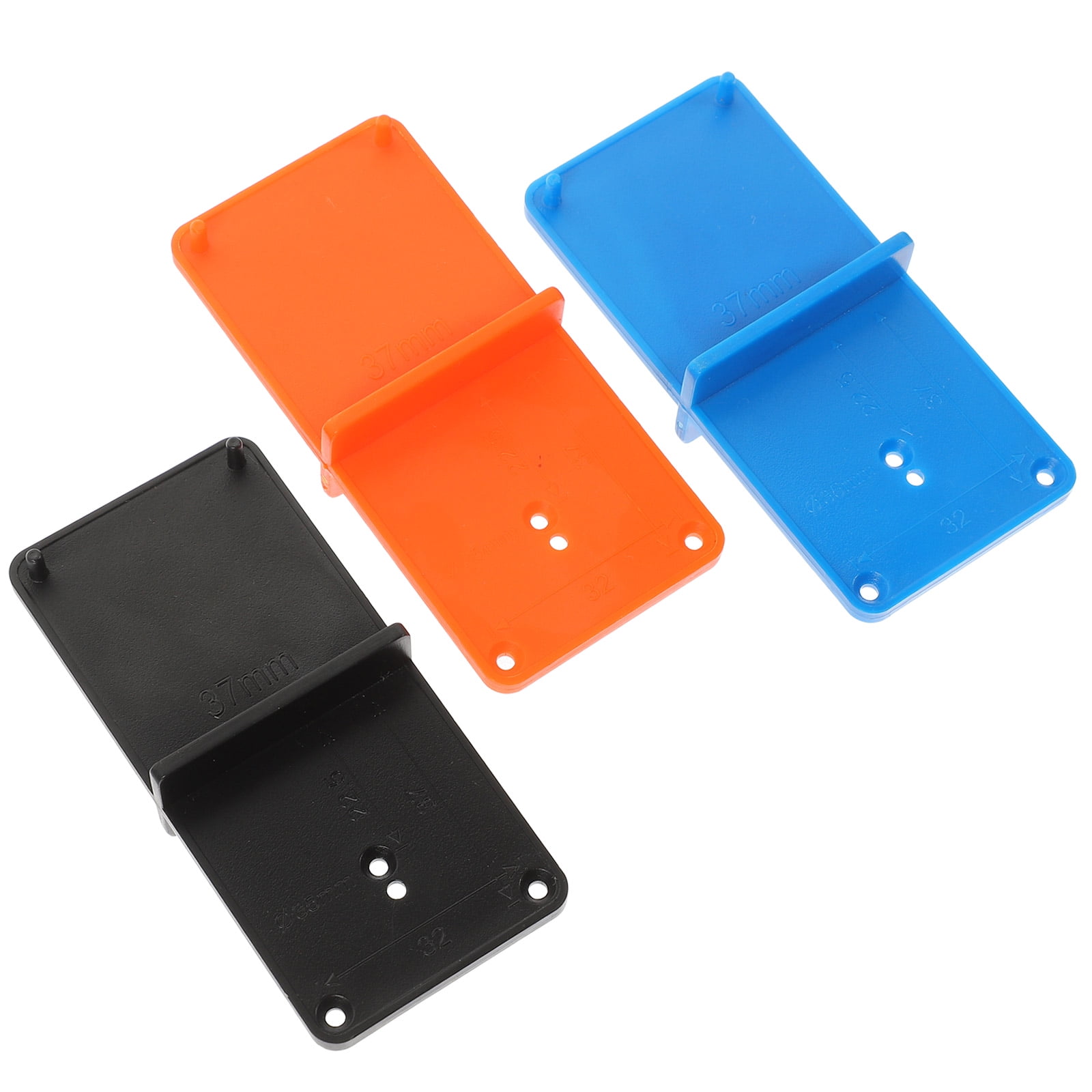 3pcs Door Hinge Template Hinge Hole Template Cabinet Hole Drilling ...