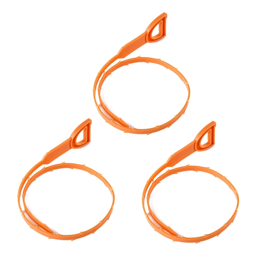 3pcs Drain Cleaning Tools - Squirrel-Shaped Hair , Snake Cleaner ...