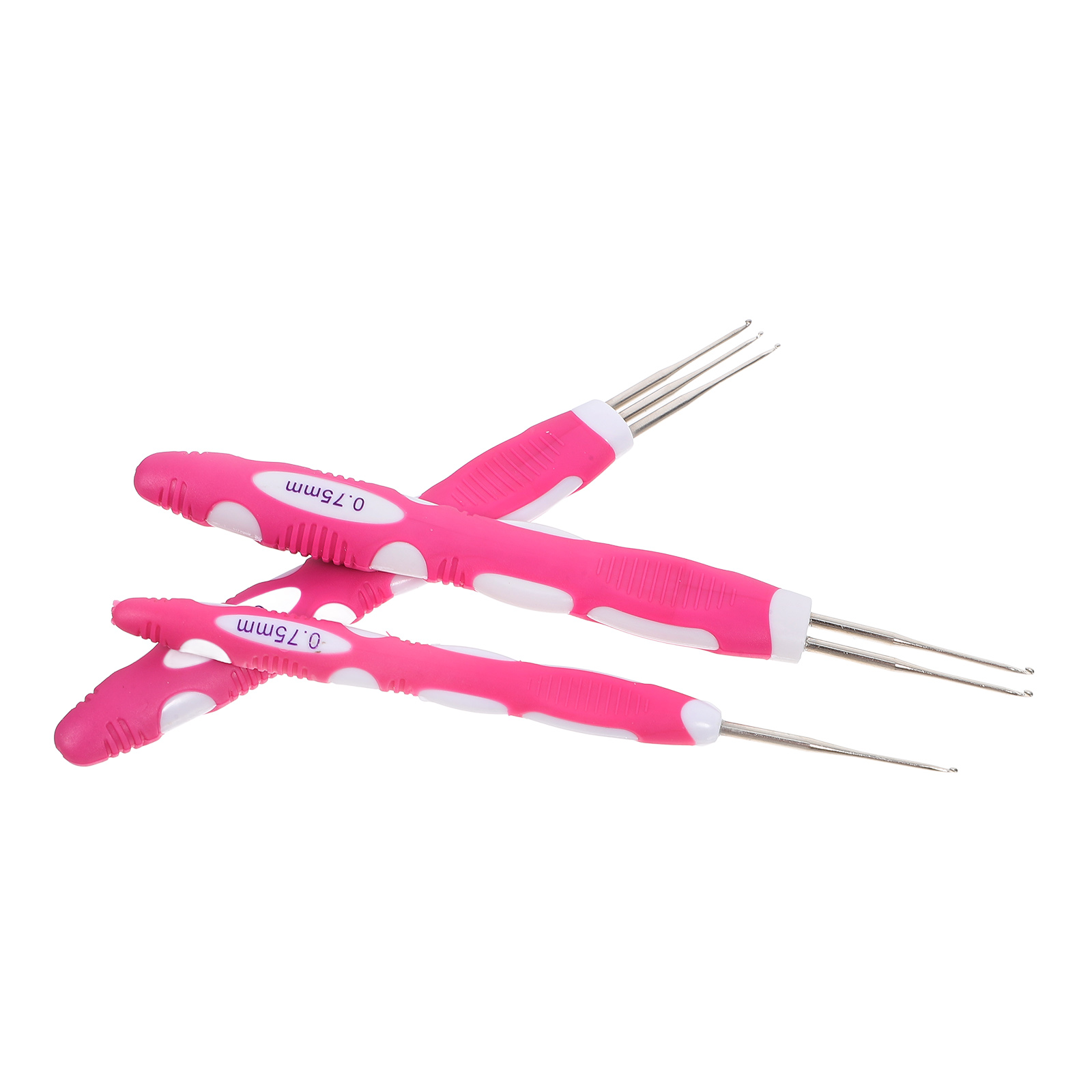 3pcs Dreadlock Crochet Hooks For Hair 0.75 Mm Dreadlock Crochet Needle ...