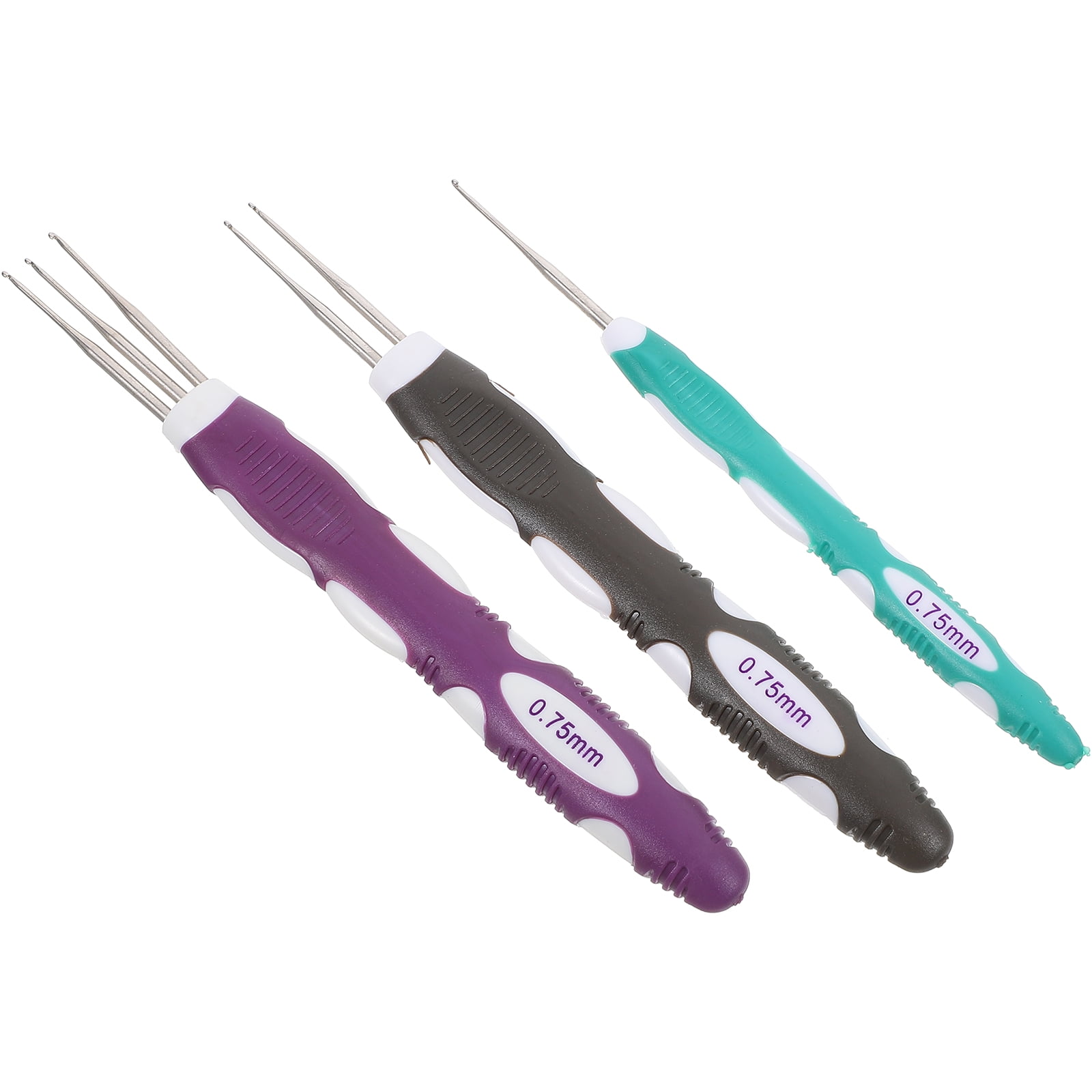 3 Pcs Dreadlock Crochet Kit Needles for Hair Braiding Tools Hook ...