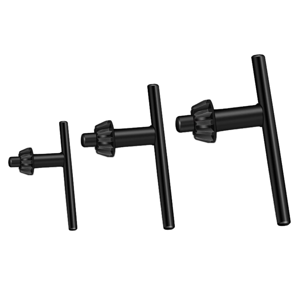 3pcs Drill Chucks Wrench Set Carbon Steel Hand Tool Electric Hand Drill ...