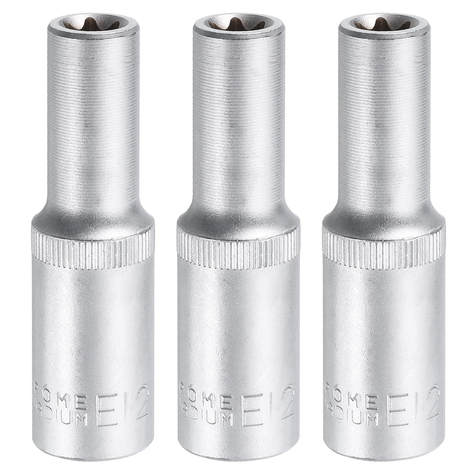 3pcs E-Torx Socket 1/2" Drive E12 External Torx Deep Socket CR-V Star ...