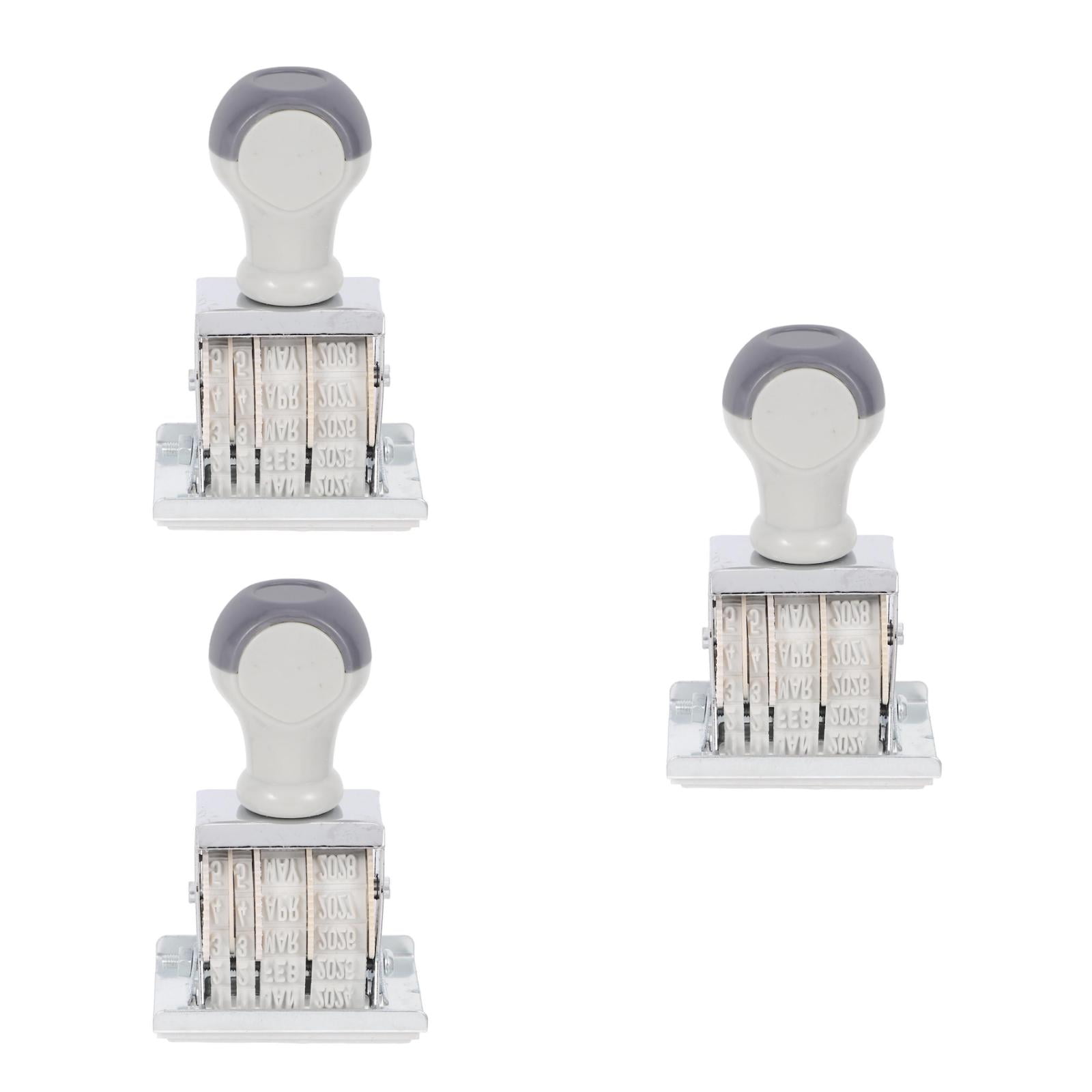 3pcs Easy to Use 2022-2033 Series Adjustable Date Rolling Stamp Easy to ...
