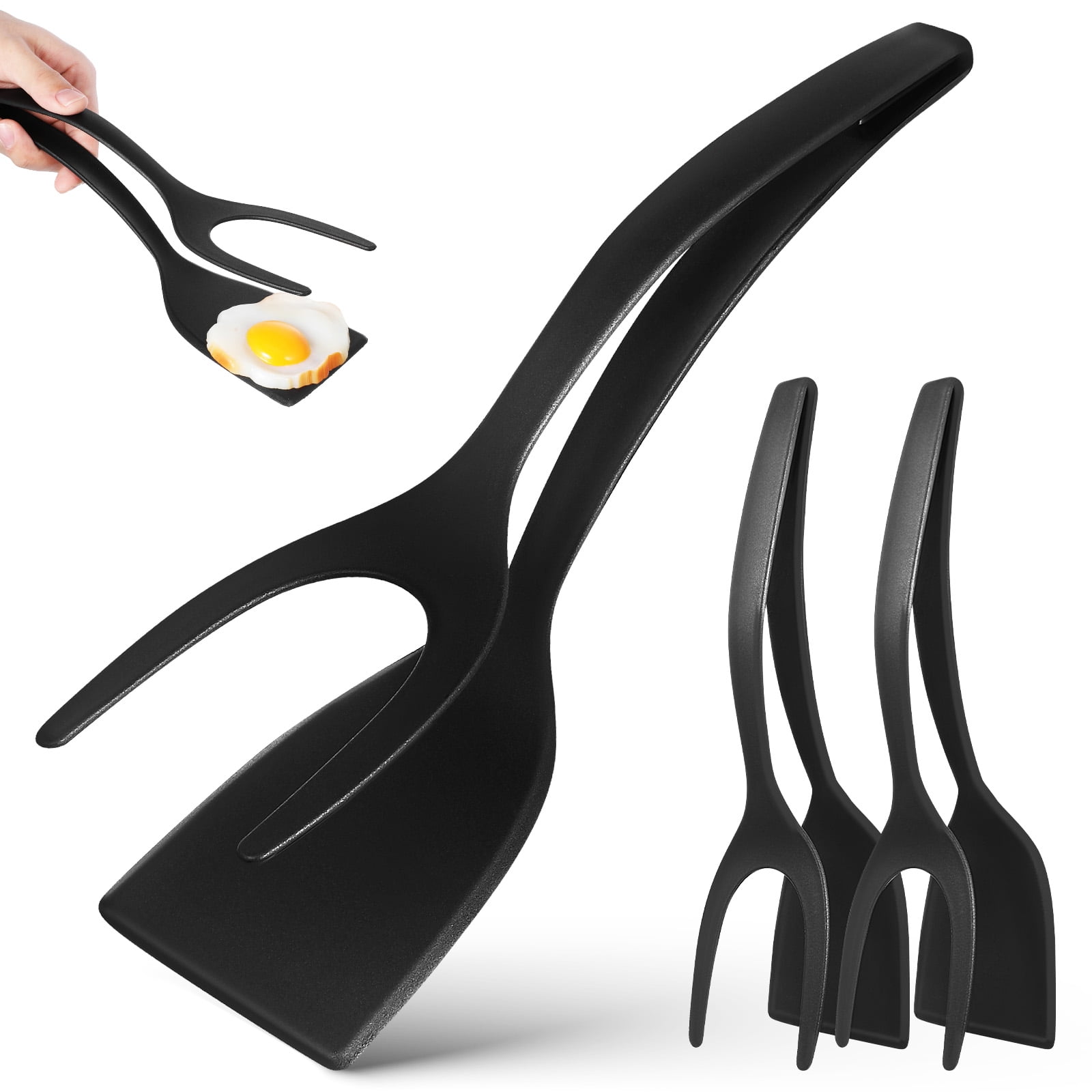 3pcs Egg Flipper Spatulas Gripping Flipping Spatulas Steak Fish Cooking ...