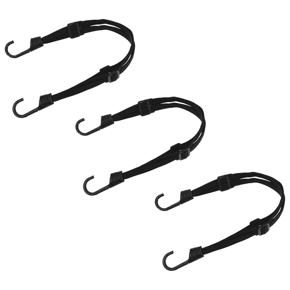 3pcs Elastic Fixing Belts with Hook Stretch Cord Elastic Luggage Ropes ...