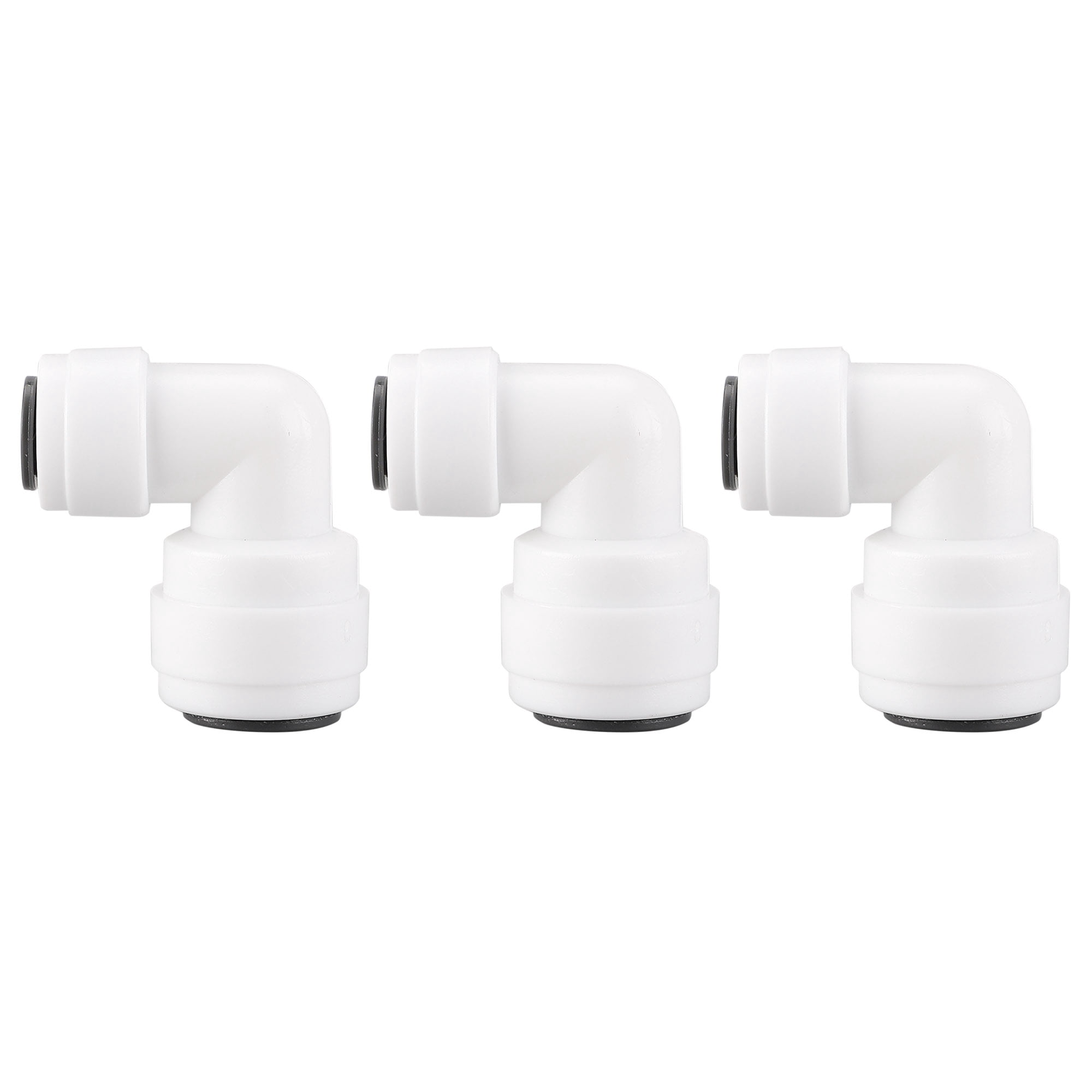 3pcs Elbow 1/4 Inch Tube OD to 3/8 Inch Quick Water Purifier Tube ...