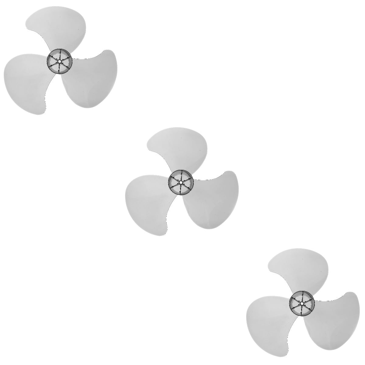3pcs Electric Fan Blade Part Sturdy Plastic Fan Blade Accessory 3 ...
